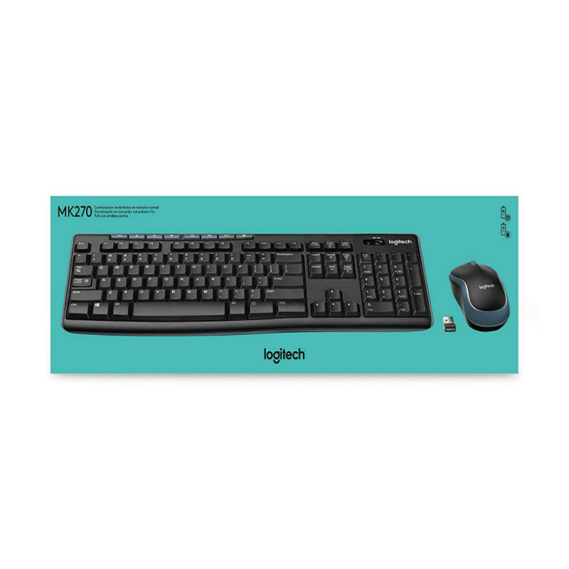 KIT 2 EN 1 LOGITECH MK270 TECLADO Y MOUSE INALAMBRICO 920-004432