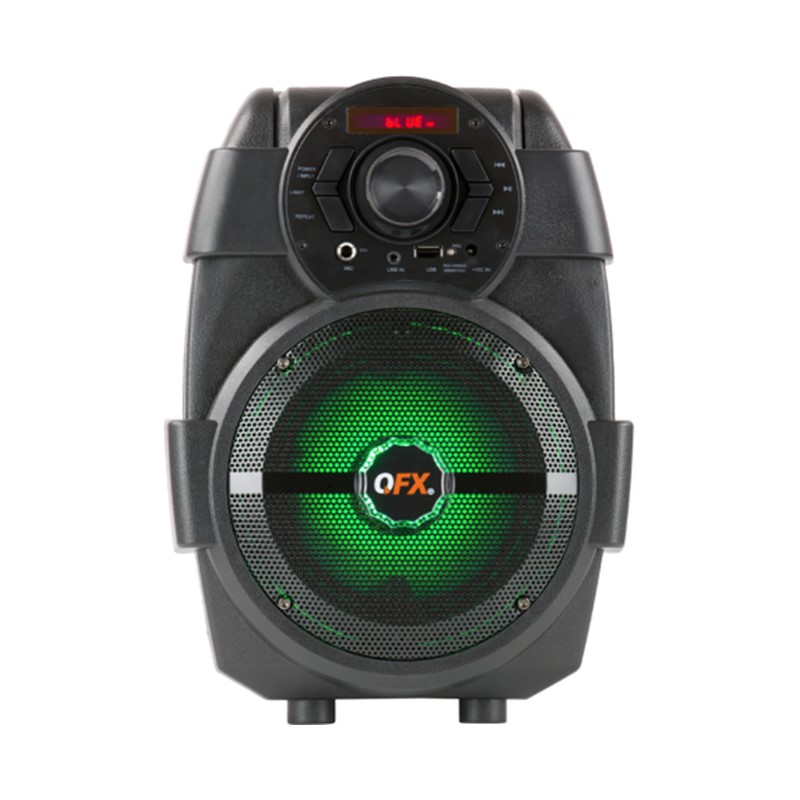 Bocina Portátil QFX PBX-5 de 6.5 Pulgadas Bluetooth Auxiliar