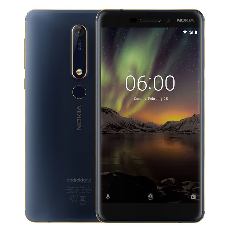 Nokia 6.1 Dual SIM 32 GB Azul/Oro 3 GB RAM