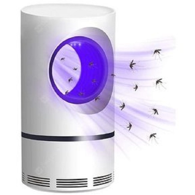 Lampara Mata Mosquitos Atrapa Insectos Usb Powered Bug Negra Luz Uv