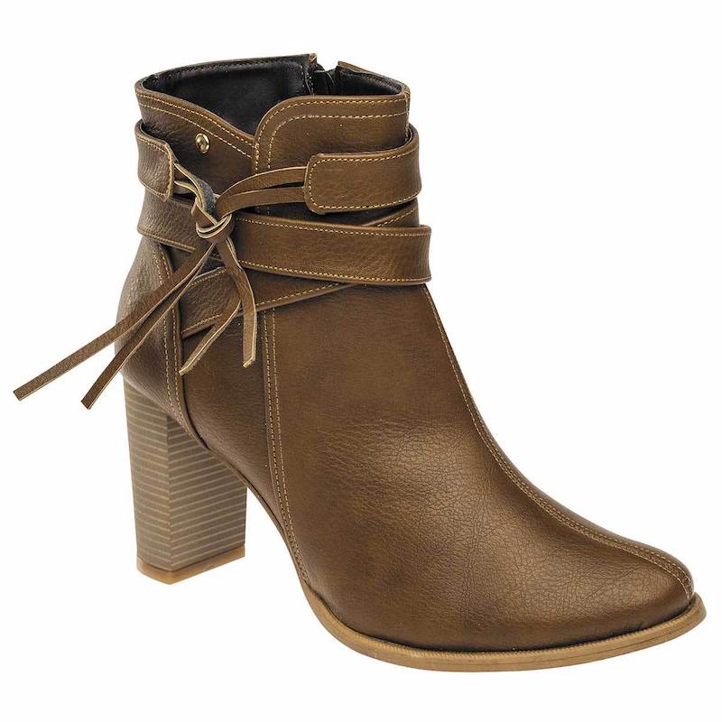 Botas tipo western Color Camel de Damita