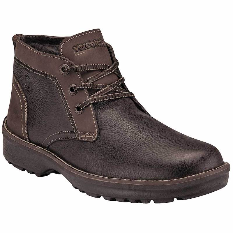 Botas casuales Exterior Piel Color Cafe de Verde Tabaco