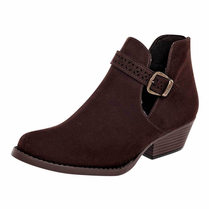 Botas tipo western Color Cafe de RBCOLLECTION