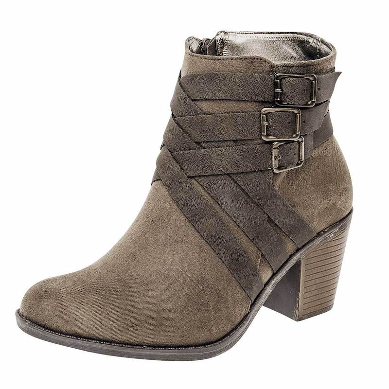 Botas tipo western Color Cafe de RBCOLLECTION