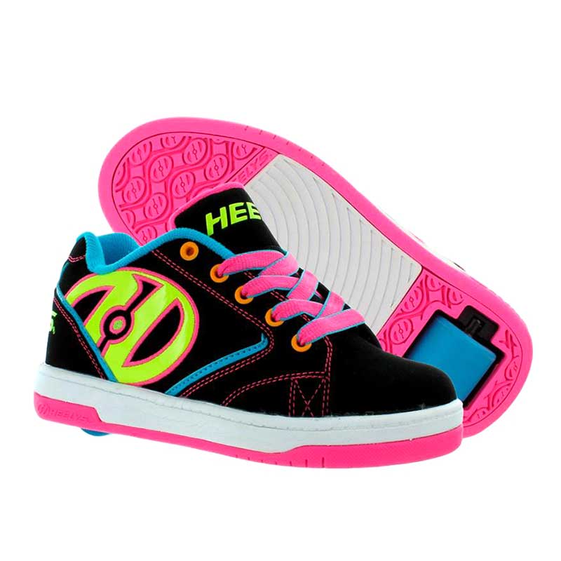 Tenis Patín Para Niña Heelys Multicolor De Una Rueda Desmontable