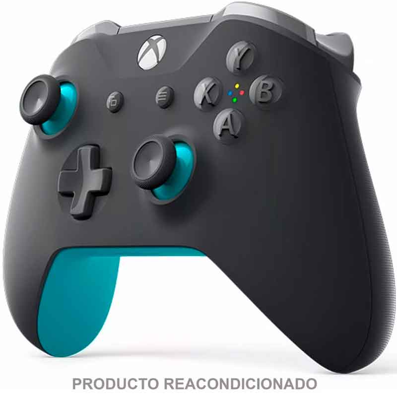 Control Inalambrico MICROSOFT XBOX ONE Gris / Azul WL3-00105 Reacondic