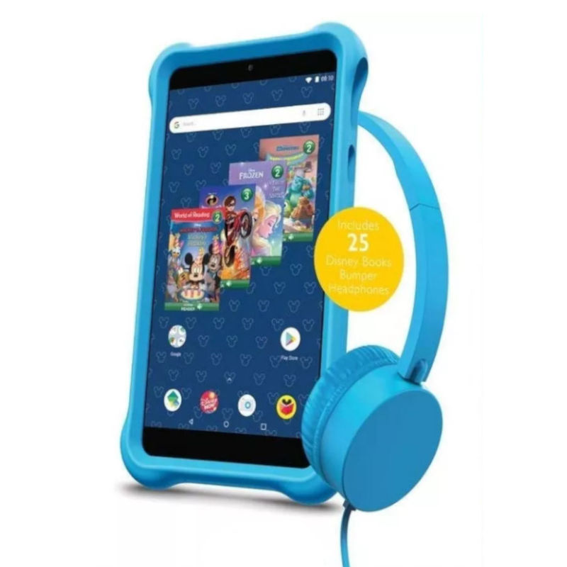 Tablet Disney Kids 7'' Smartab Family Edition Con Audifonos Color Azul