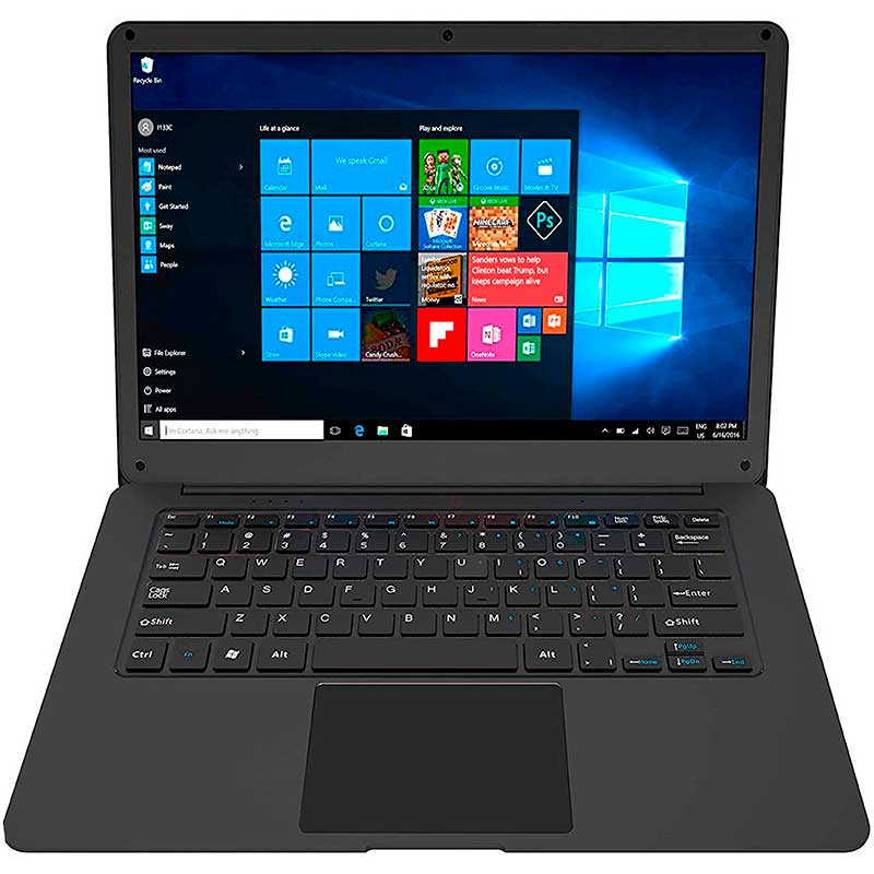 Laptop HYUNDAI Onnyx-II 14 IPS N3350 4GB 32GB 14 Win10Home Black