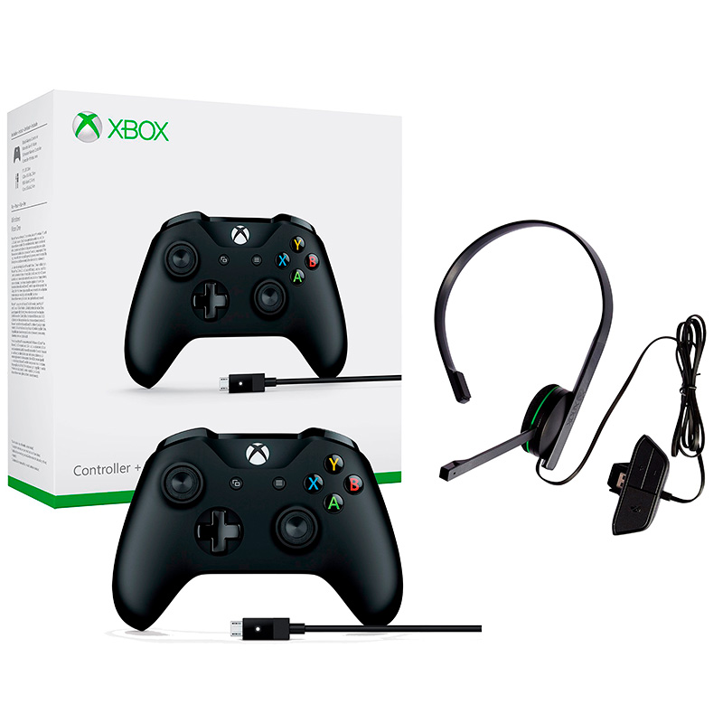KIT Gamer XBOX ONE Control Inalambrico + Diadema S5V-00014