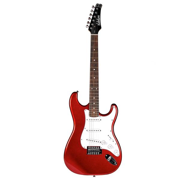 GUITARRA ELÉCTRICA COLOR ROJO TIPO STRATOCASTER