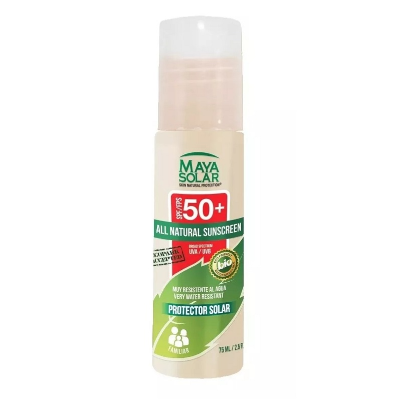 Bloqueador Solar Biodegradable Fps 50 Maya Solar 75 Ml