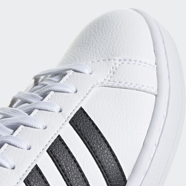 Tenis adidas Grand Court Blanco/negro - F36483