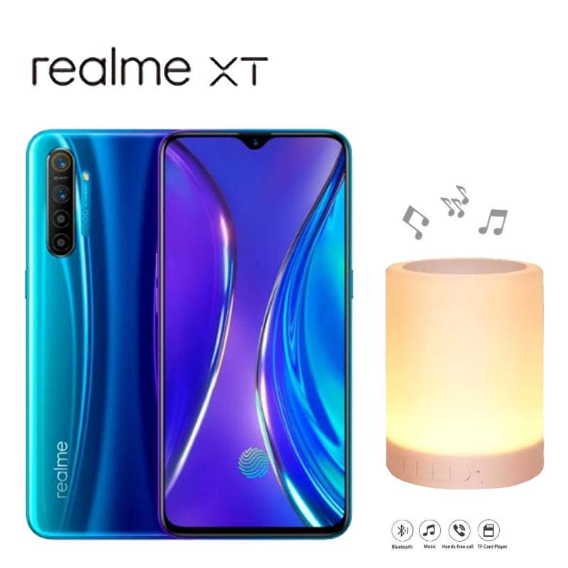 Celular Realme XT 8GB-128GB Azul dual sim - Azul + Bocina Bluetooth y Luz