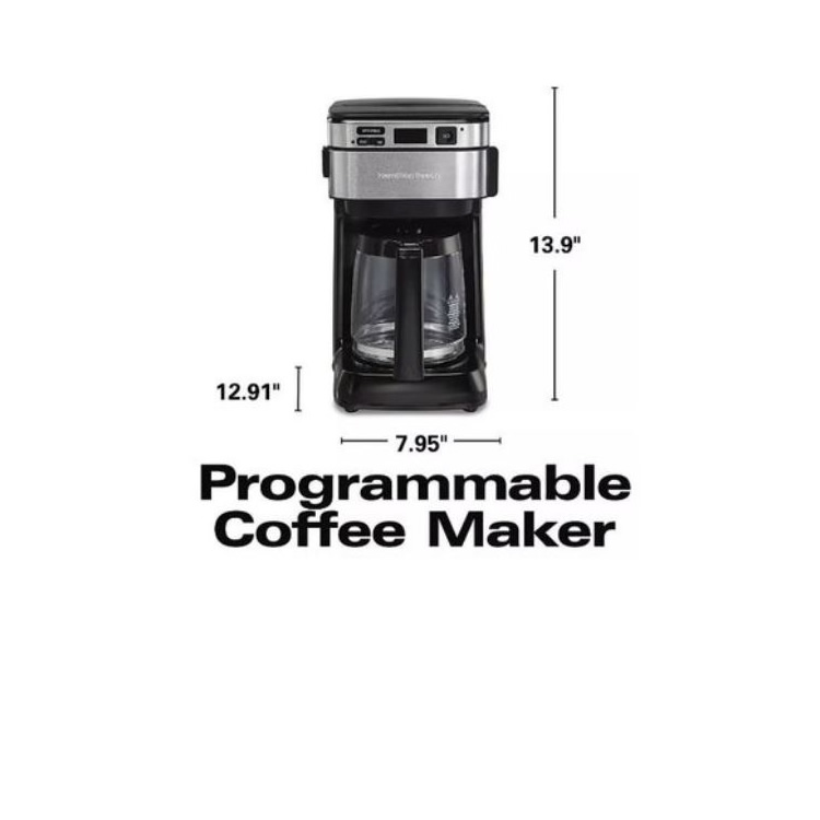 Cafetera Programable Hamilton Beach Easy Access con Filtro Permanente ...