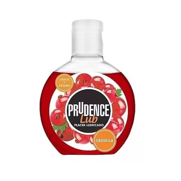 Lubricante Comestible De Sabor Grosella Prudence Lub, 75 Ml Base Agua