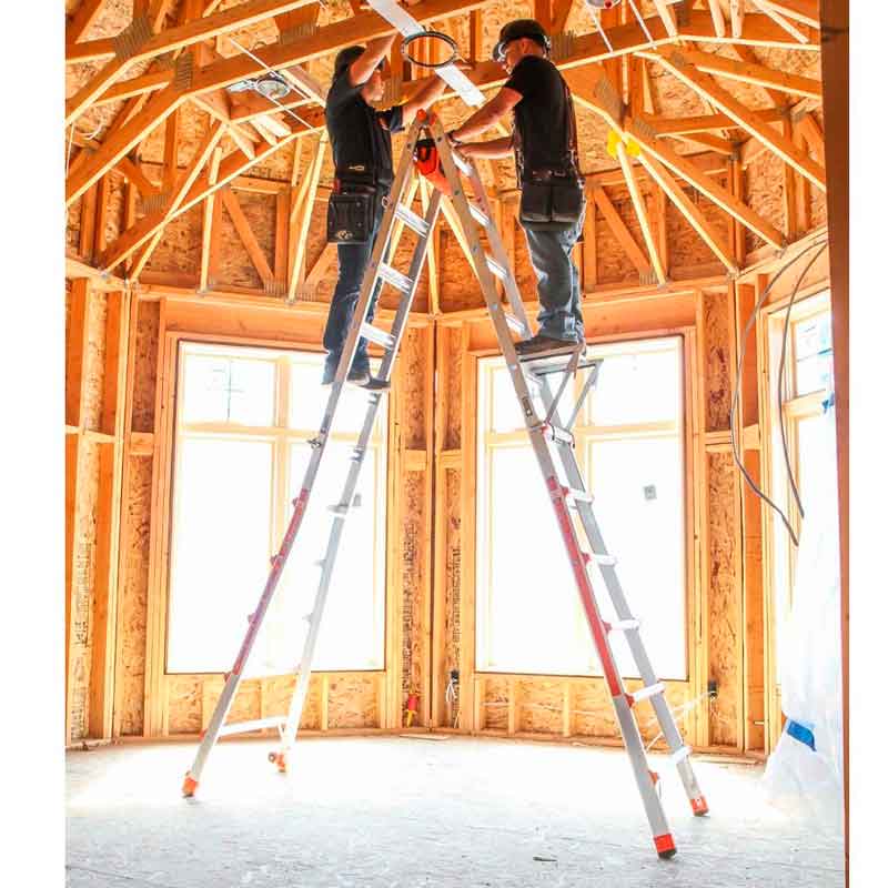 Escalera Multiposición 17' Tipo I A Megamax Aluminio Little Giant 14417