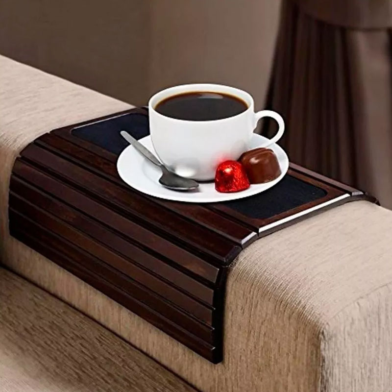 Mesa De Reposabrazos Para Sofá Meistar Porta Vasos 5101