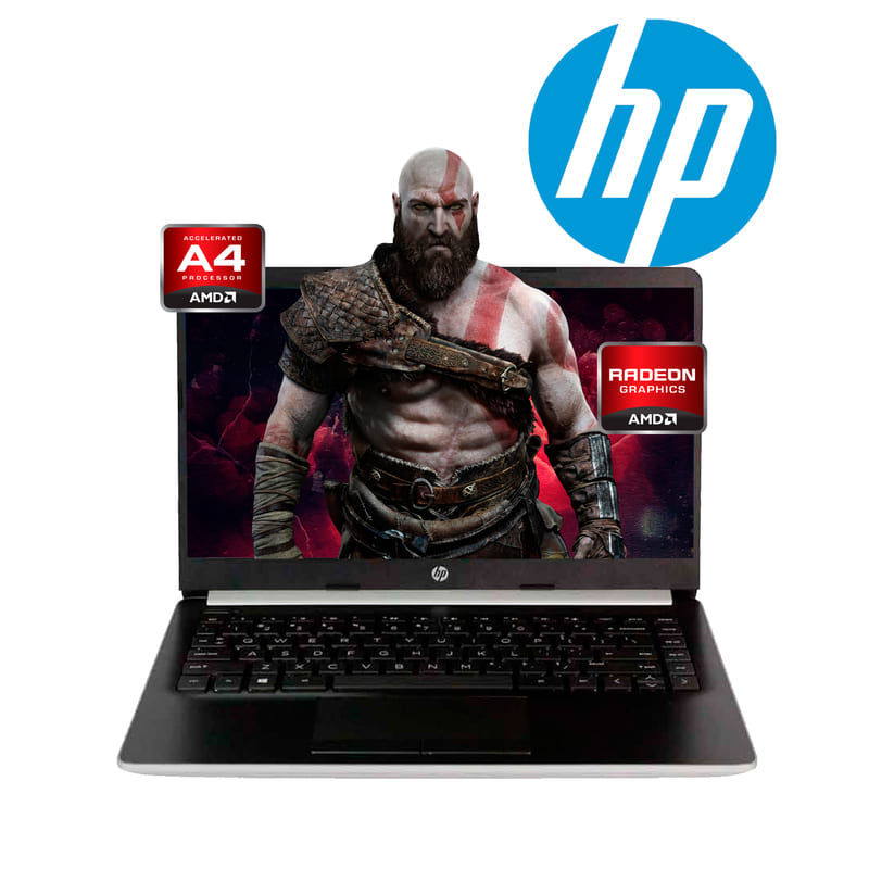 Laptop Hp 14 Amd A4 9125 Ssd 64gb Ram 4gb Radeon R3 W10