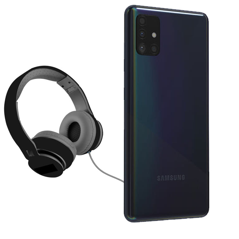 Celular Samsung Galaxy A51 Dual Sim 128GB Negro +Diadema