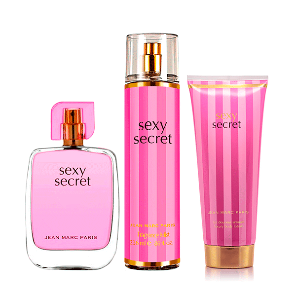 Kit Sexy Secret (body lotion + body mist + perfume)