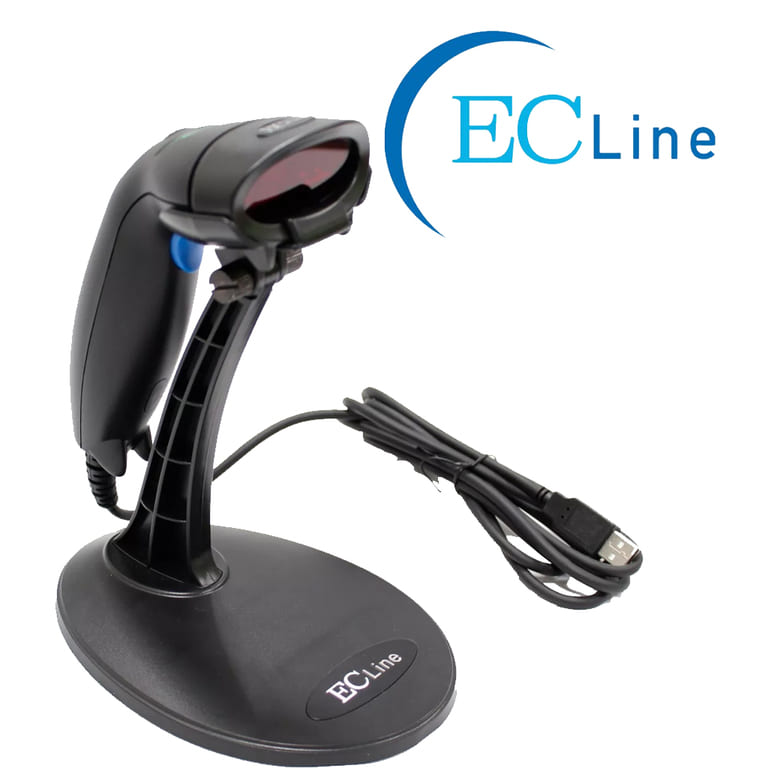 Escaner Line EC-LS-9620 Lector de Código de Barras Láser 1D- incluye ...