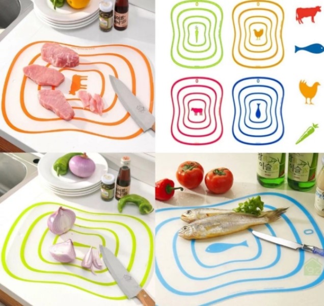 Set De 4 Tablas Colors Betterware Cod 13517