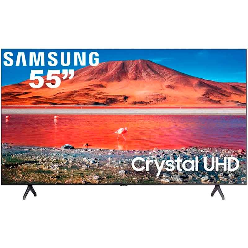 Pantalla SAMSUNG 55 Pulgadas TU7000 Smart TV UHD 4K Televisor