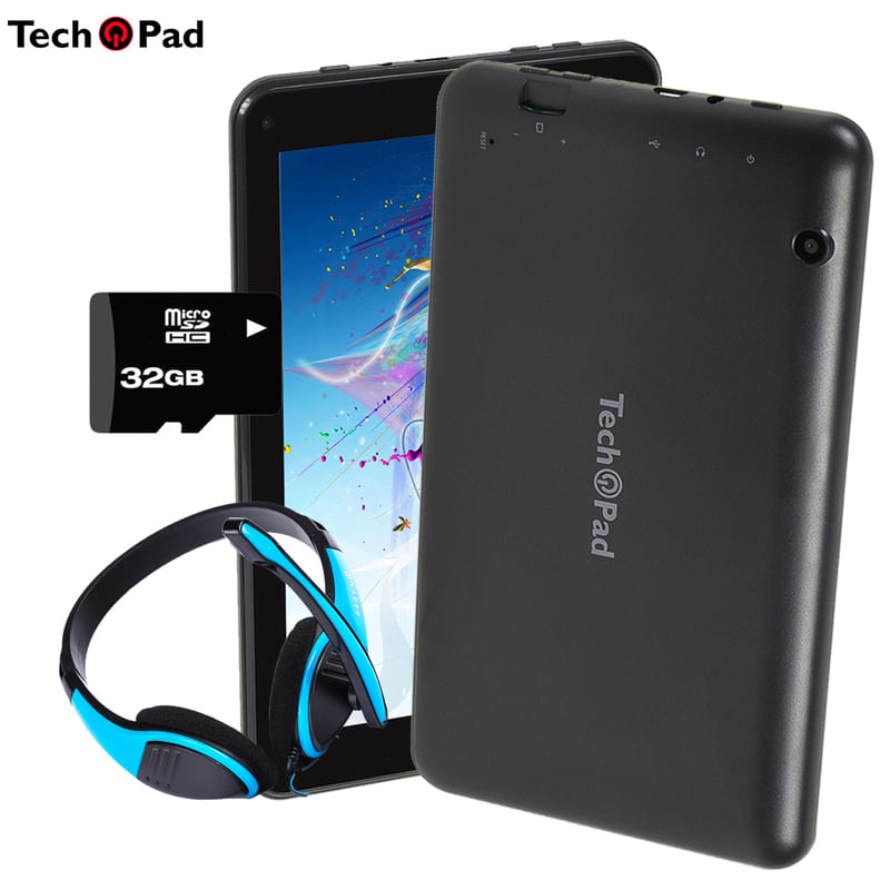 Tablet TechPad 7" 3GR 16gb 3G + MicroSD+ Audífonos