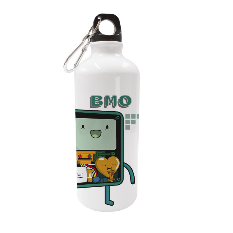 BMO, PAQUETE DE BOTELLA DEPORTIVA Y MOUSE PAD HEROE SHOP