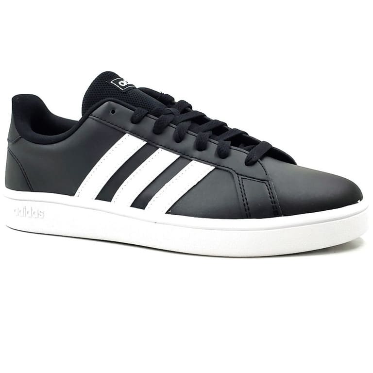 Tenis Adidas Grand Court K negro/blanco EF0102