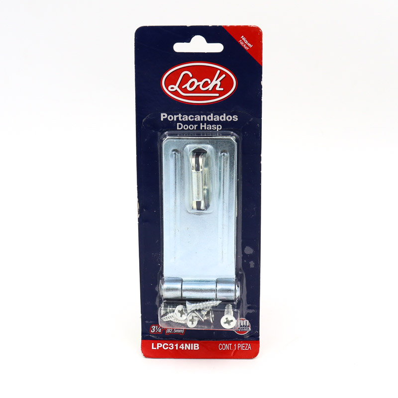 Portacandado Lock 3 1/4 pulgadas Reforzado Para Exteriores