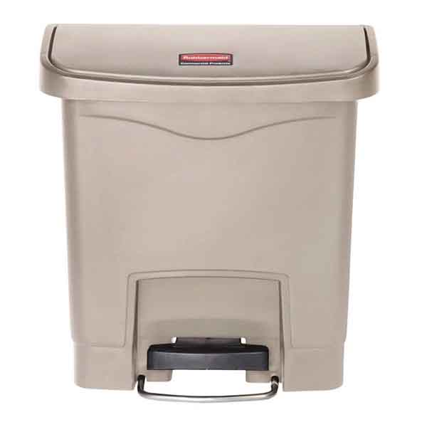 Bote de basura Slim Jim Step-On - Paso delantero de resina 15L / 4G