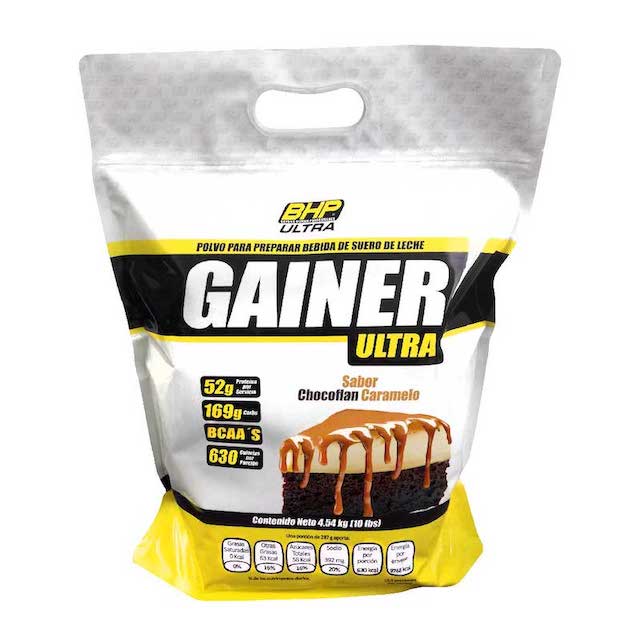 BHP Nutrition Gainer Ultra 10 Lbs. 15.5 Serv. - Chocoflan Caramelo