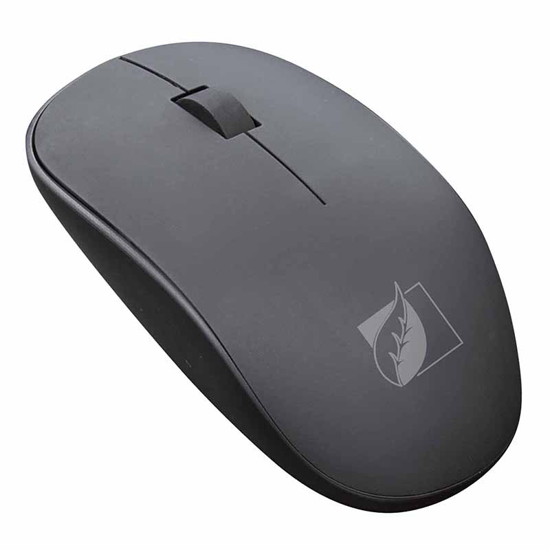 Mouse Inalámbrico Green Leaf 1000 Dpis Ergonómico 18-8851