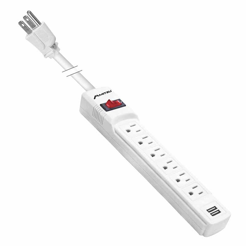 Barra Multicontactos 6 Entradas Horizontales 11-2994