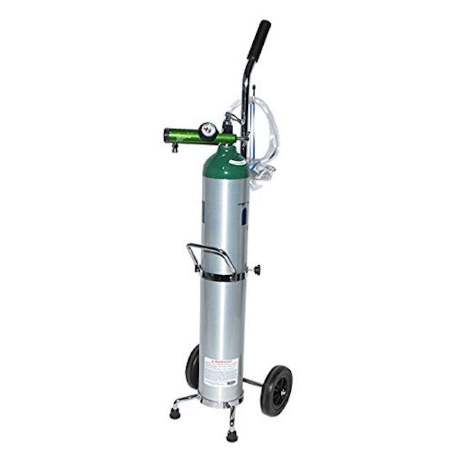 TANQUE DE OXIGENO MEDICINAL PÓRTATIL 680LTS.