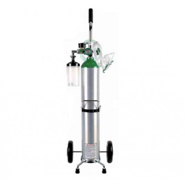 TANQUE DE OXIGENO MEDICINAL PÓRTATIL 680LTS.