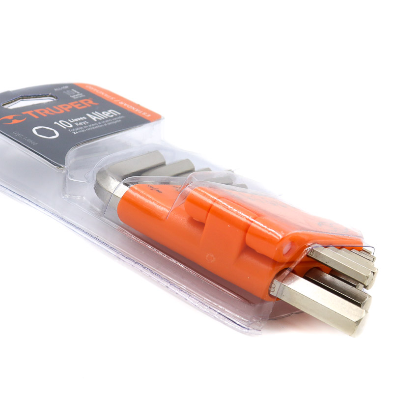 Juego Llaves Allen Alen Std Organizador 10 Pz Truper 15539