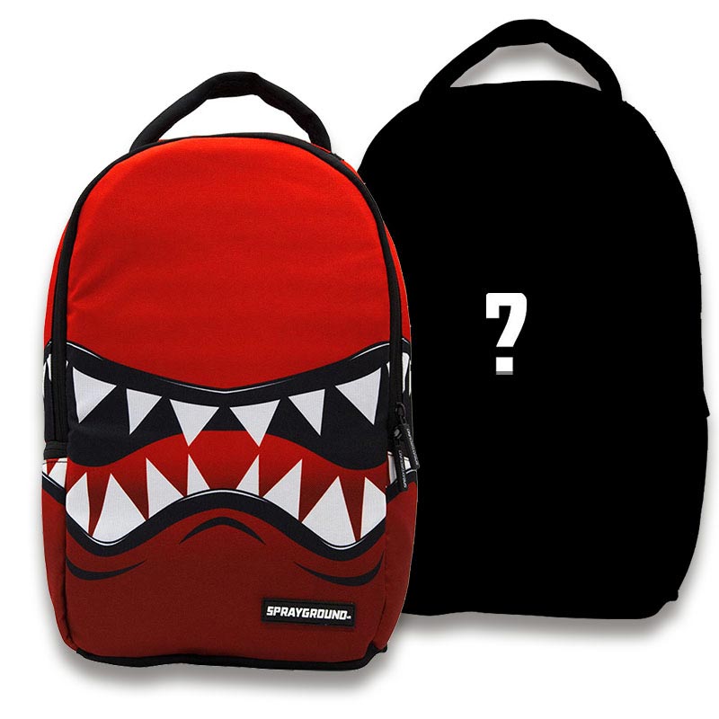 Mochila Sprayground Jaws Red + Mochila Sprayground Sorpresa