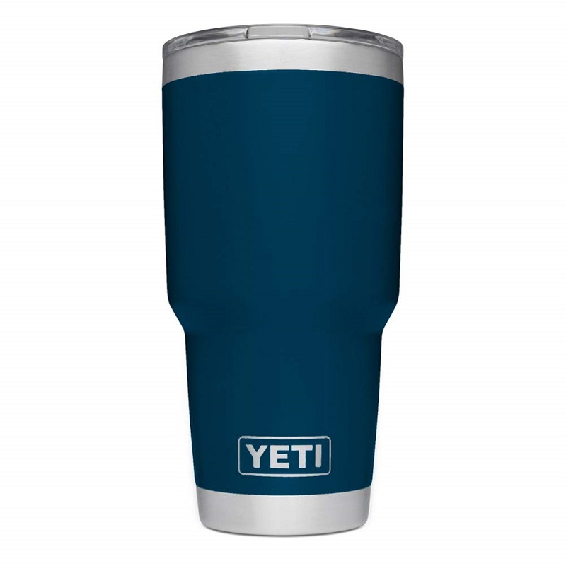 Termo Yeti 30 Oz Rambler Duracoat Azul