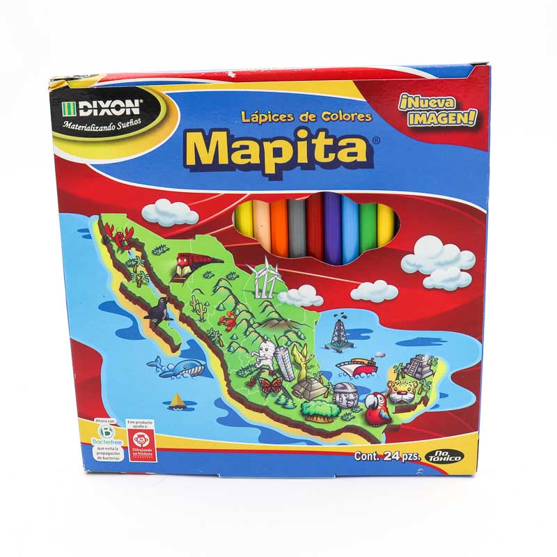 Lapices De Colores Mapita Redondo 24 Pzas