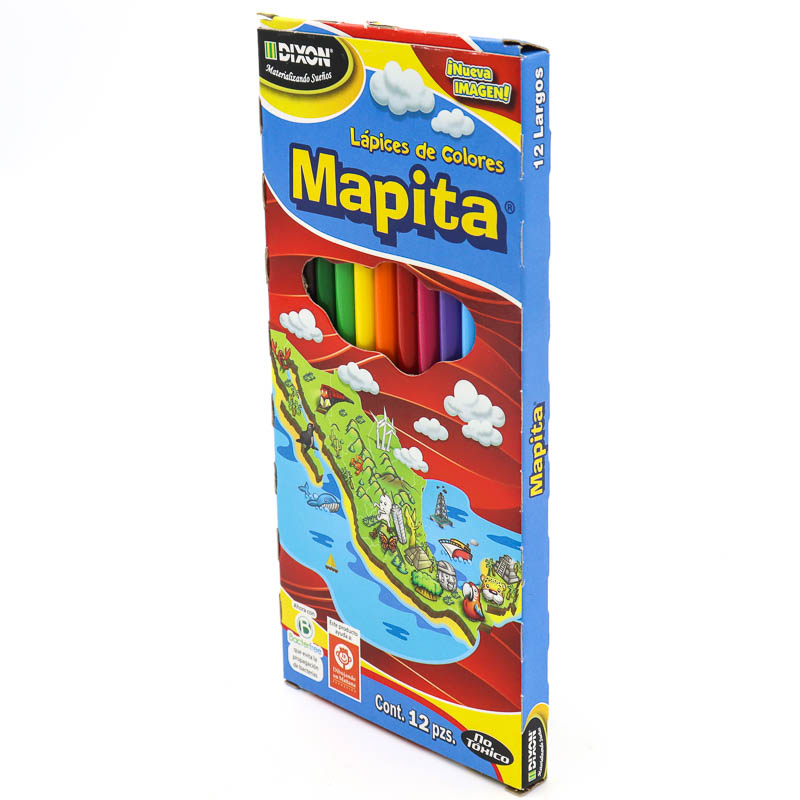 Lapices De Colores Mapita Redondo 12 Pzas