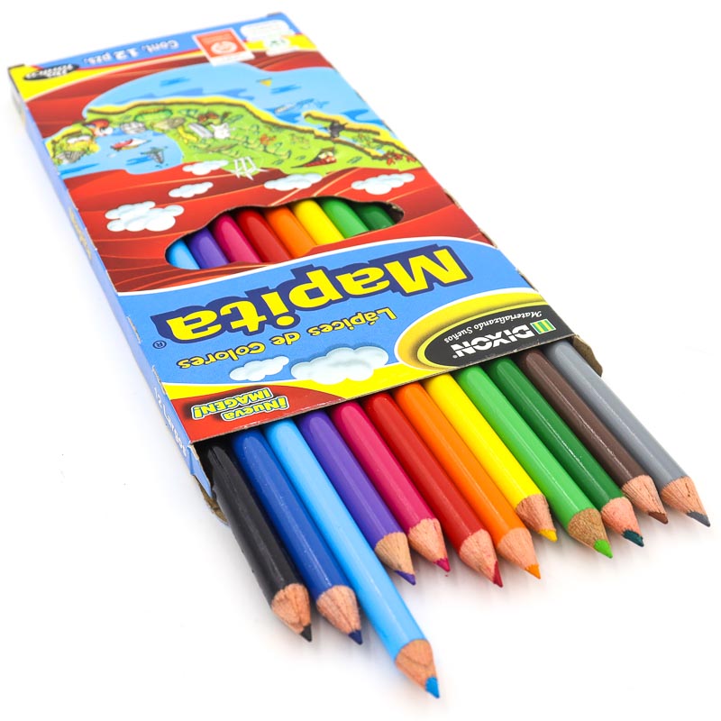 Lapices De Colores Mapita Redondo 12 Pzas
