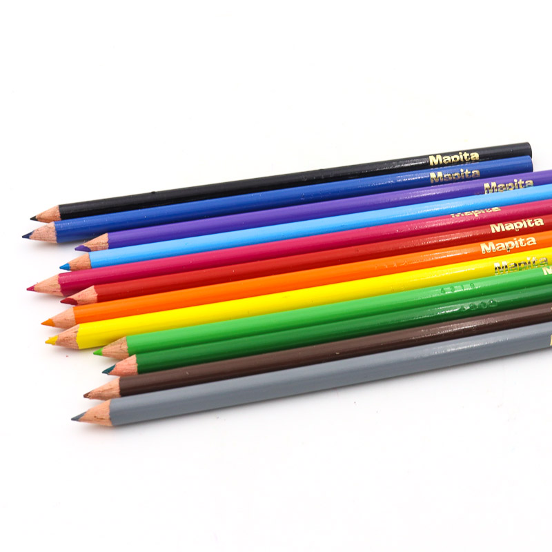 Lapices De Colores Mapita Redondo 12 Pzas