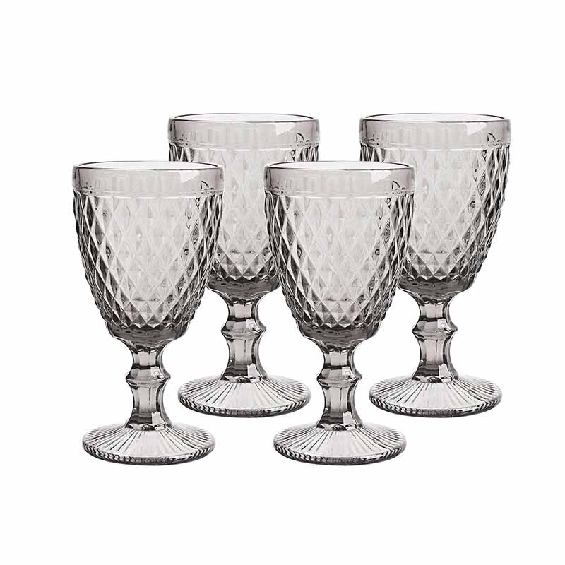 Set de Copas De Cristal Gran Diamante Claro 310 Ml MCR-3012CL