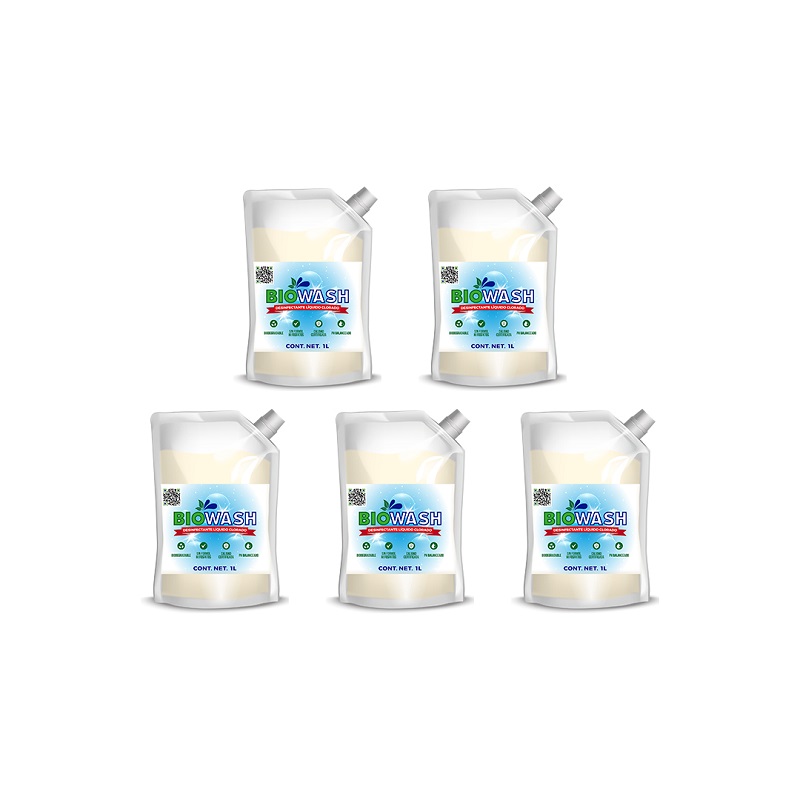 Desinfectante Antibacterial Líquido Biodegradable 5 Lt. Marca BIOWASH