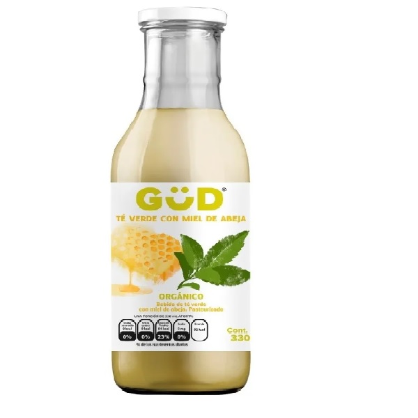 Té Verde Con Miel De Abeja Orgánico Gud 330 Ml