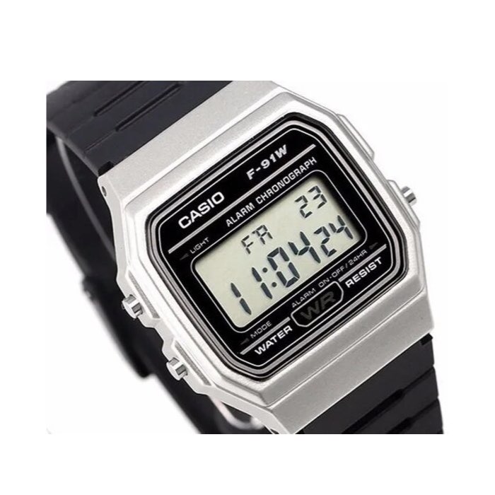 Reloj CASIO Unisex Plata Retro 35mm