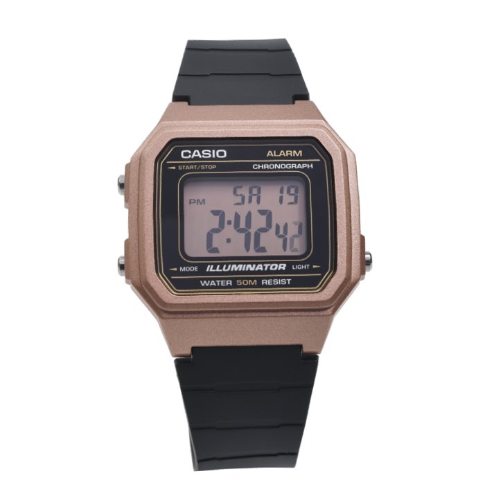 Reloj CASIO Unisex Dorado Rosa Digital