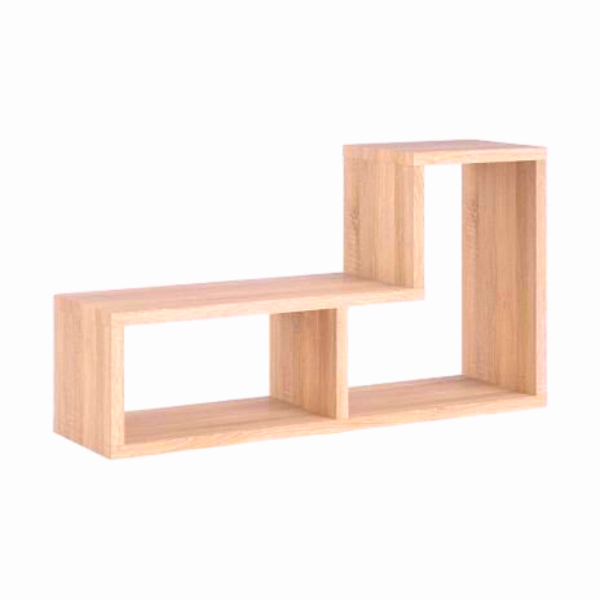 Librero Escalonado Flotante de MDF Resistente - Arkano Studio & Design